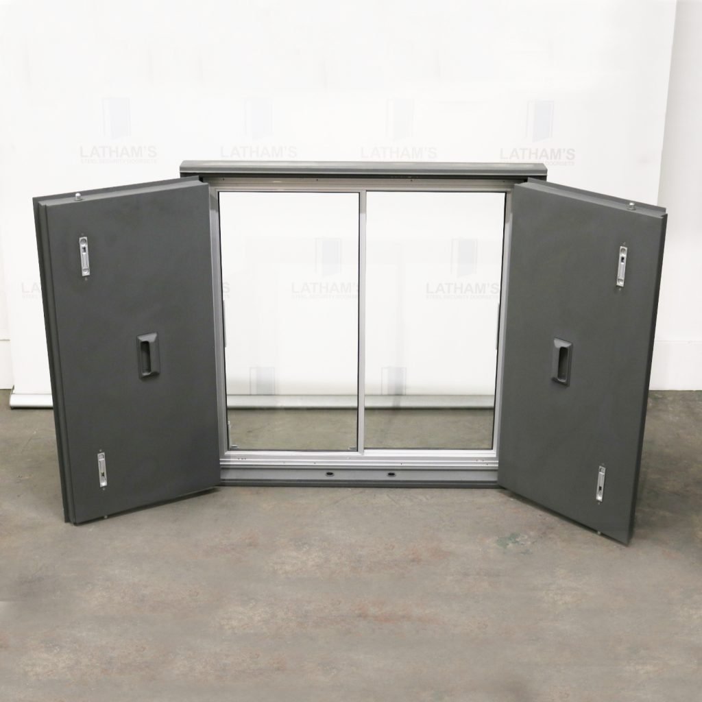Container Window Shutter - Latham's Steel Doors