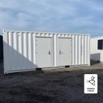 Shipping Container Side Door | Latham's Steel Doors