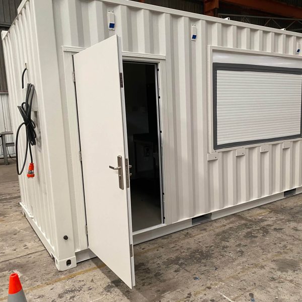 Shipping Container Side Door | Latham's Steel Doors