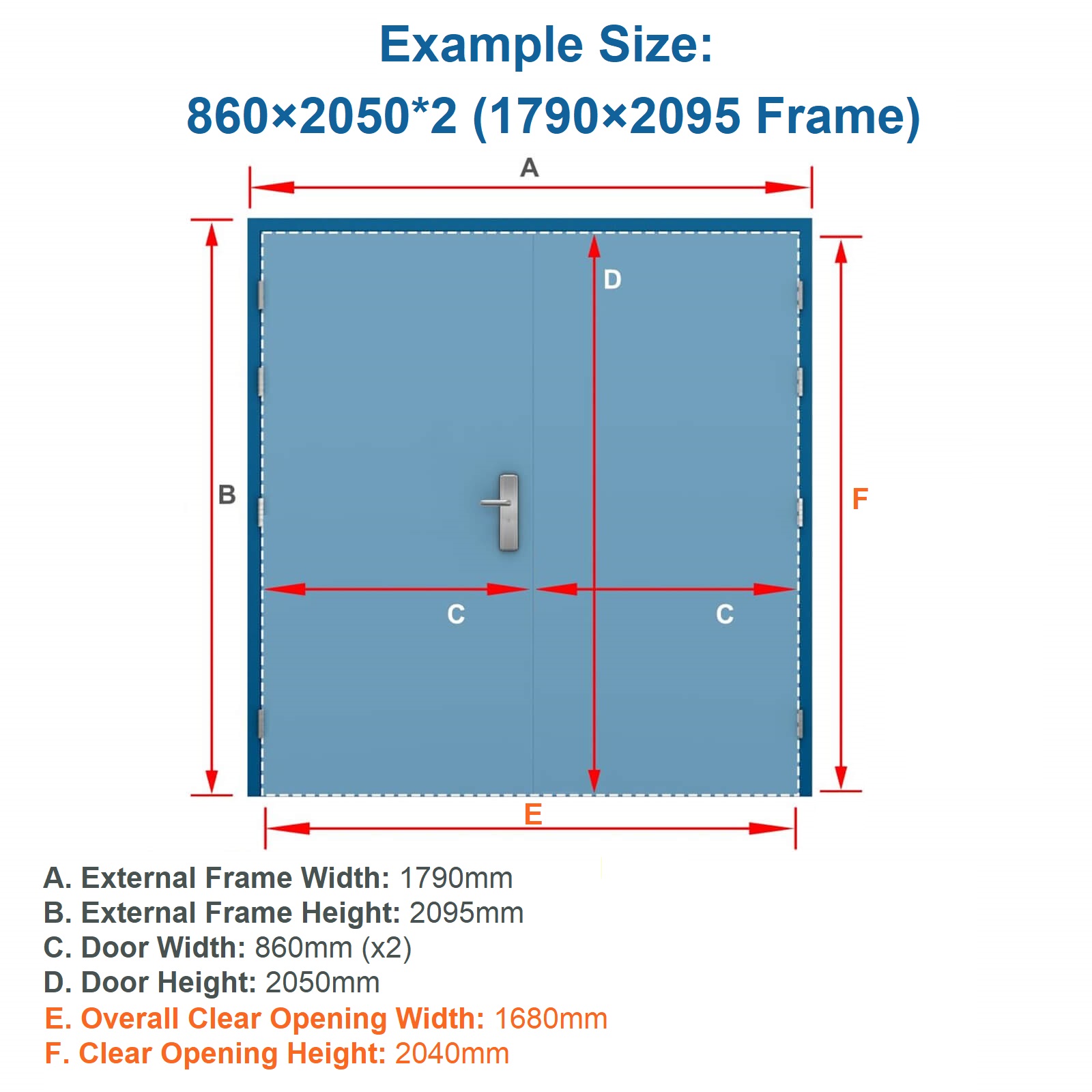 Double Steel Security Door | Latham's Steel Doors