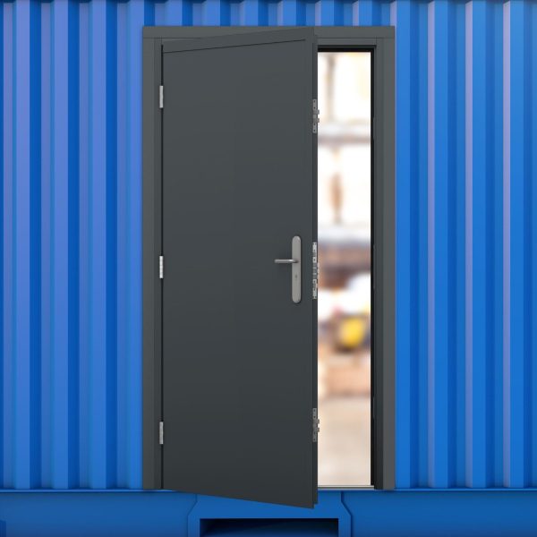 Security Container Door - Latham's Steel Doors