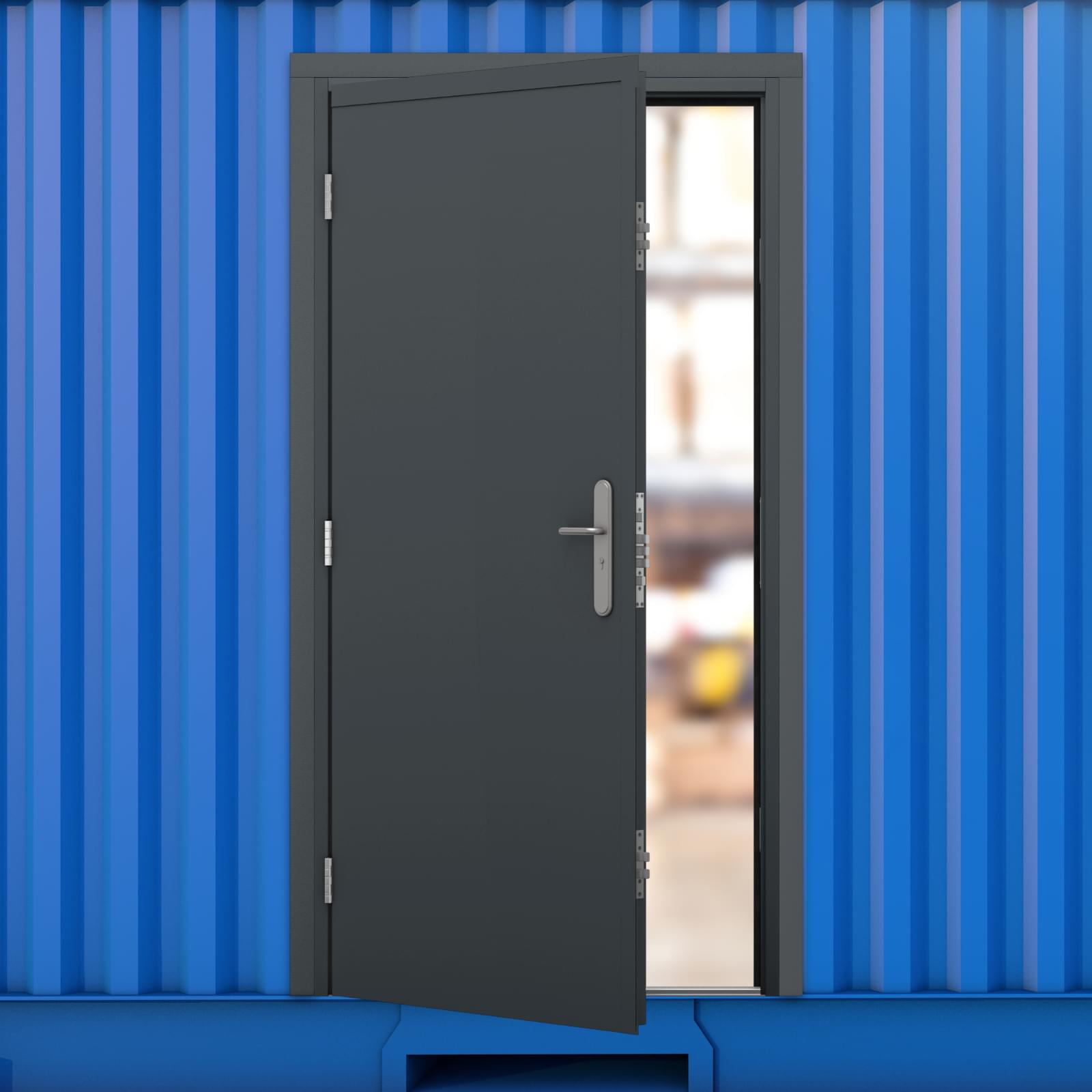 Security Container Door - Latham's Steel Doors Security Container Door - Latham's Steel Doors