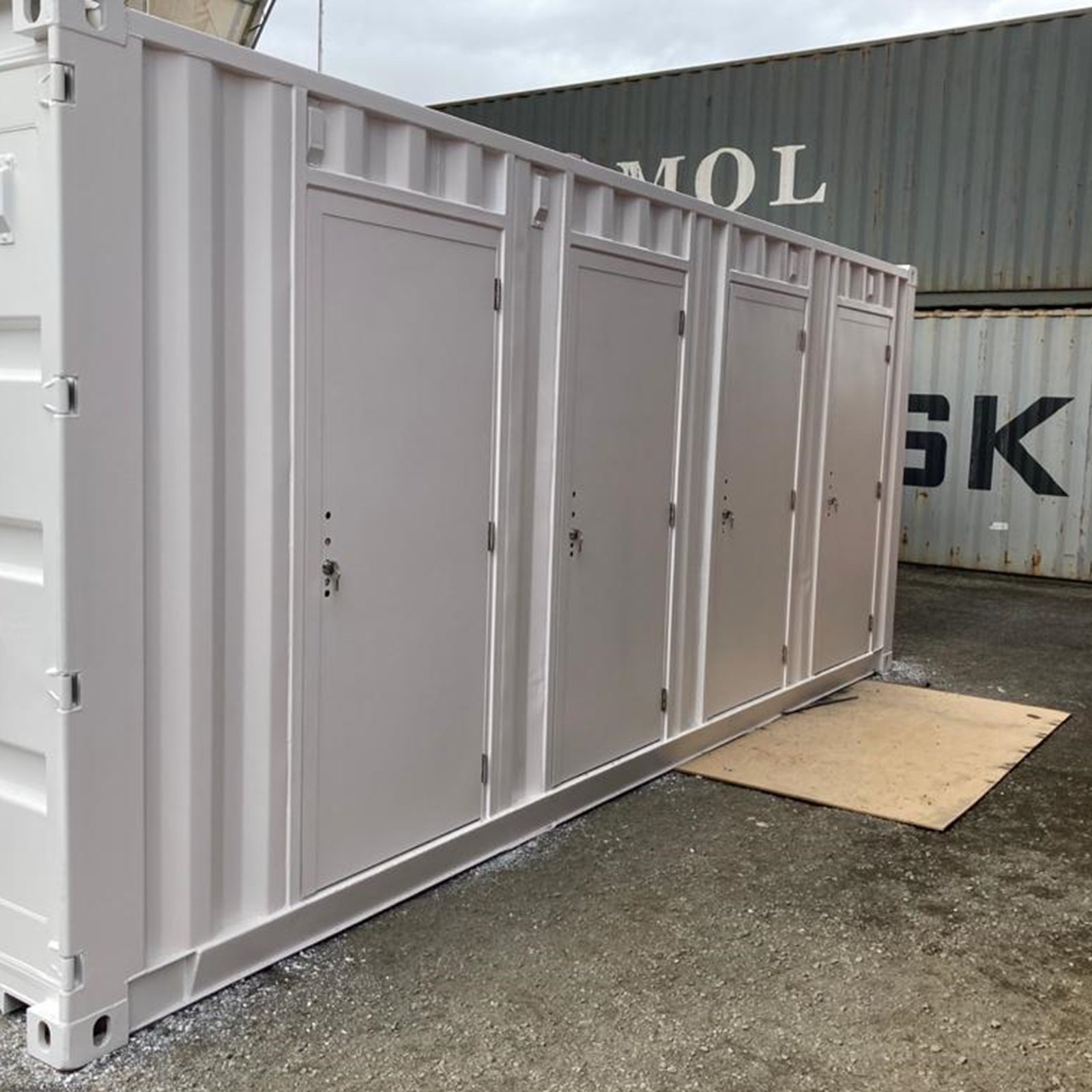 Shipping Container Side Door | Latham's Steel Doors