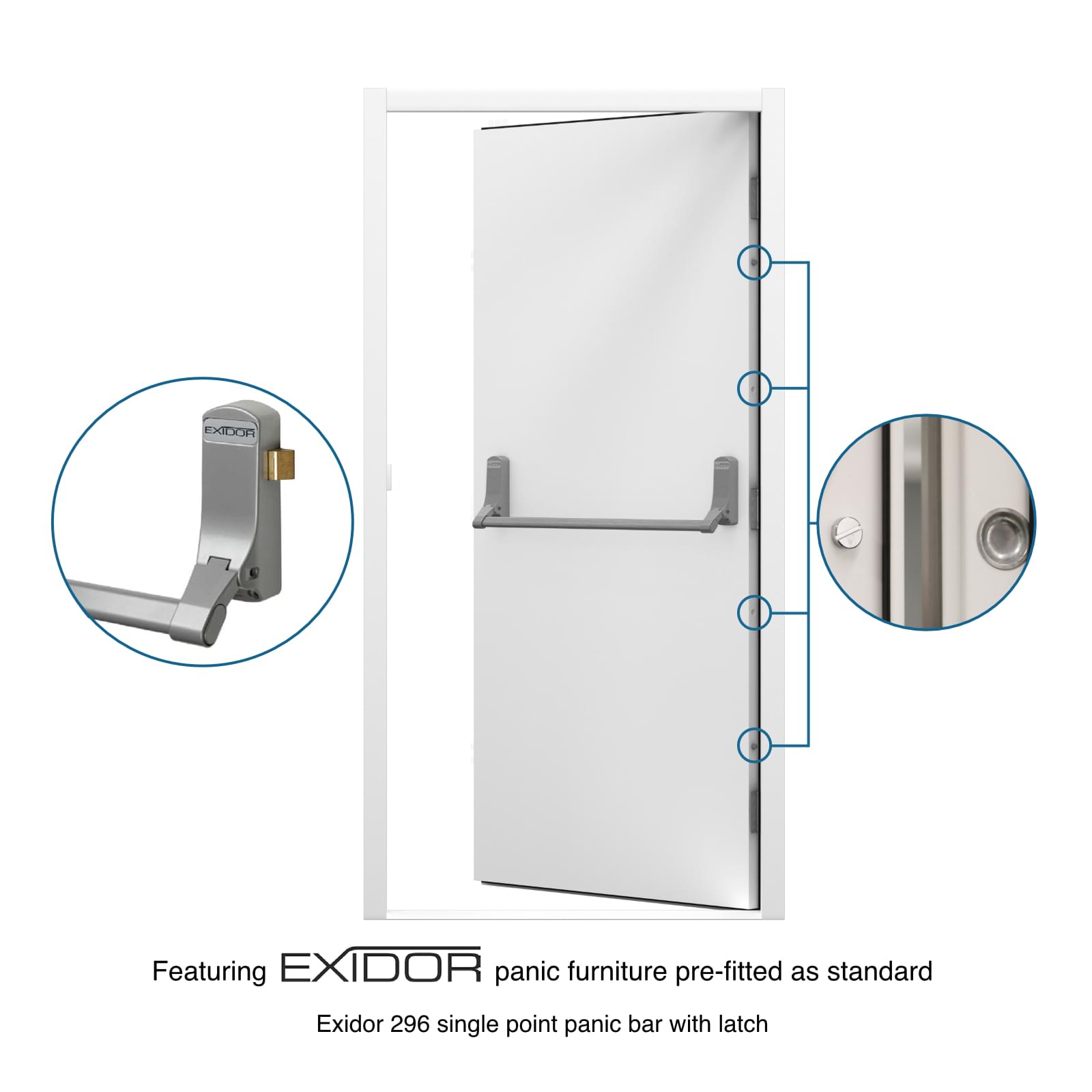 Single Fire Exit Door | Latham's Security Doorsets