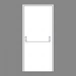 Exidor 296 Single Point Panic Bar - Latham's Steel Doors
