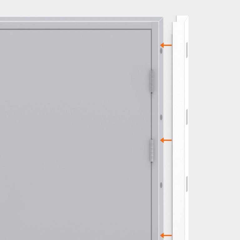 Double Steel Security Door | Latham's Steel Doors