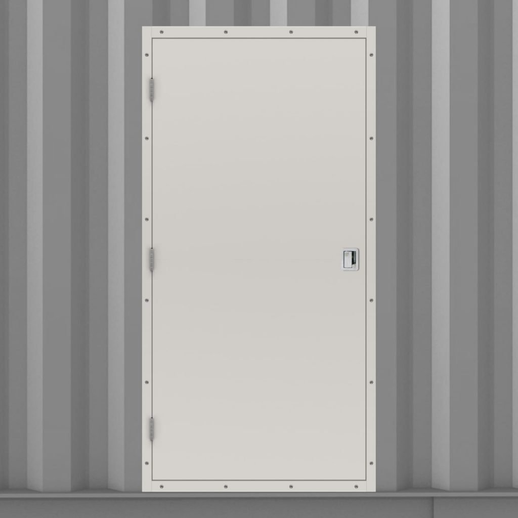 Standard Duty Shipping Container Side Door - Latham's Doors