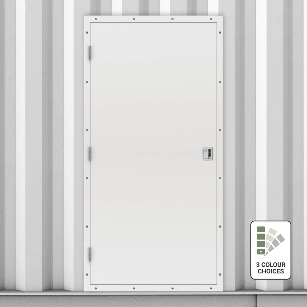 Standard Duty Shipping Container Side Door - Latham's Doors