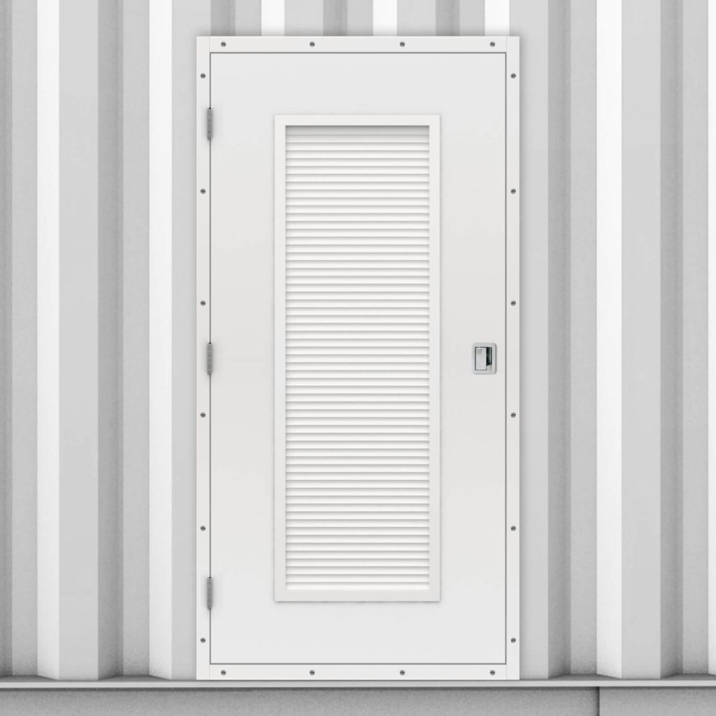 Standard Duty Shipping Container Side Door - Latham's Doors