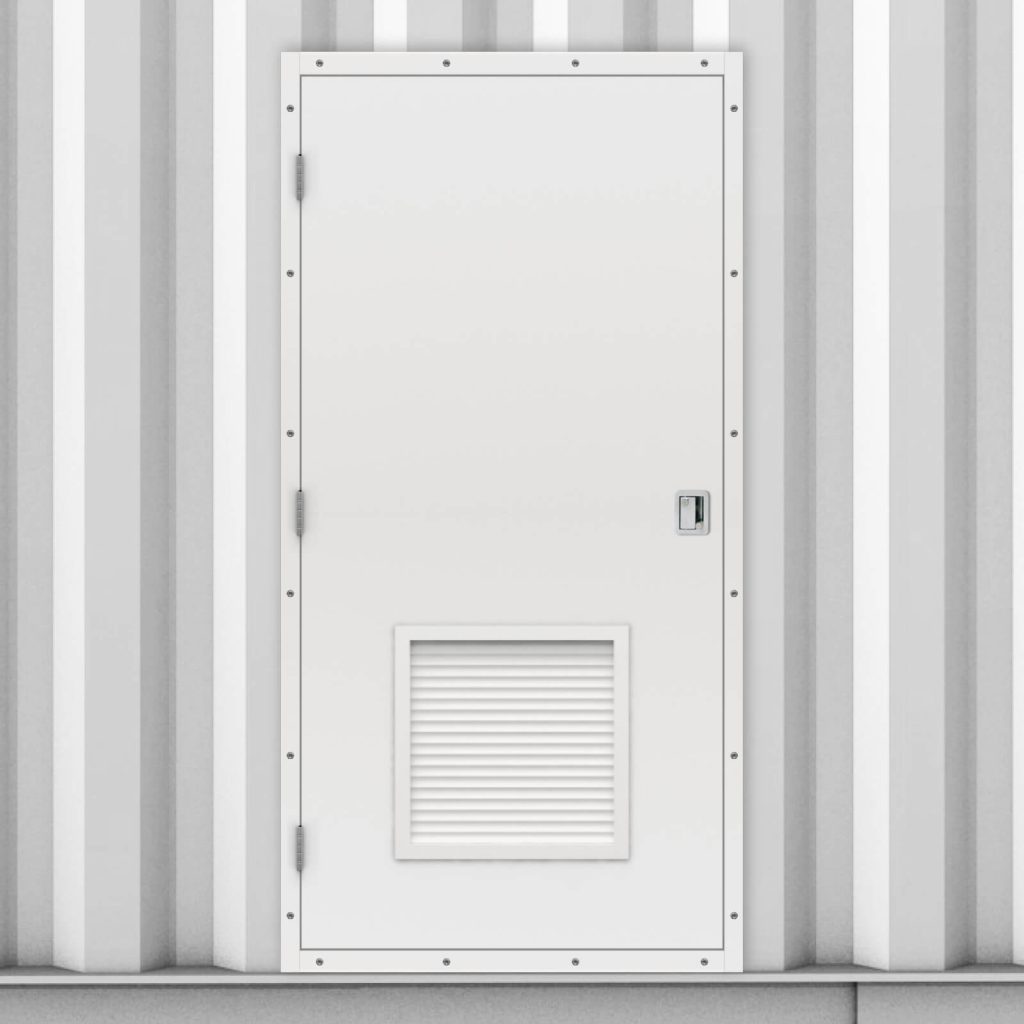 Standard Duty Shipping Container Side Door - Latham's Doors