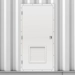 Standard Duty Shipping Container Side Door - Latham's Doors