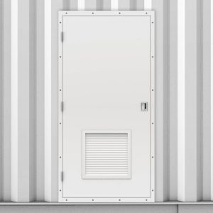 Standard Duty Shipping Container Side Door - Latham's Doors
