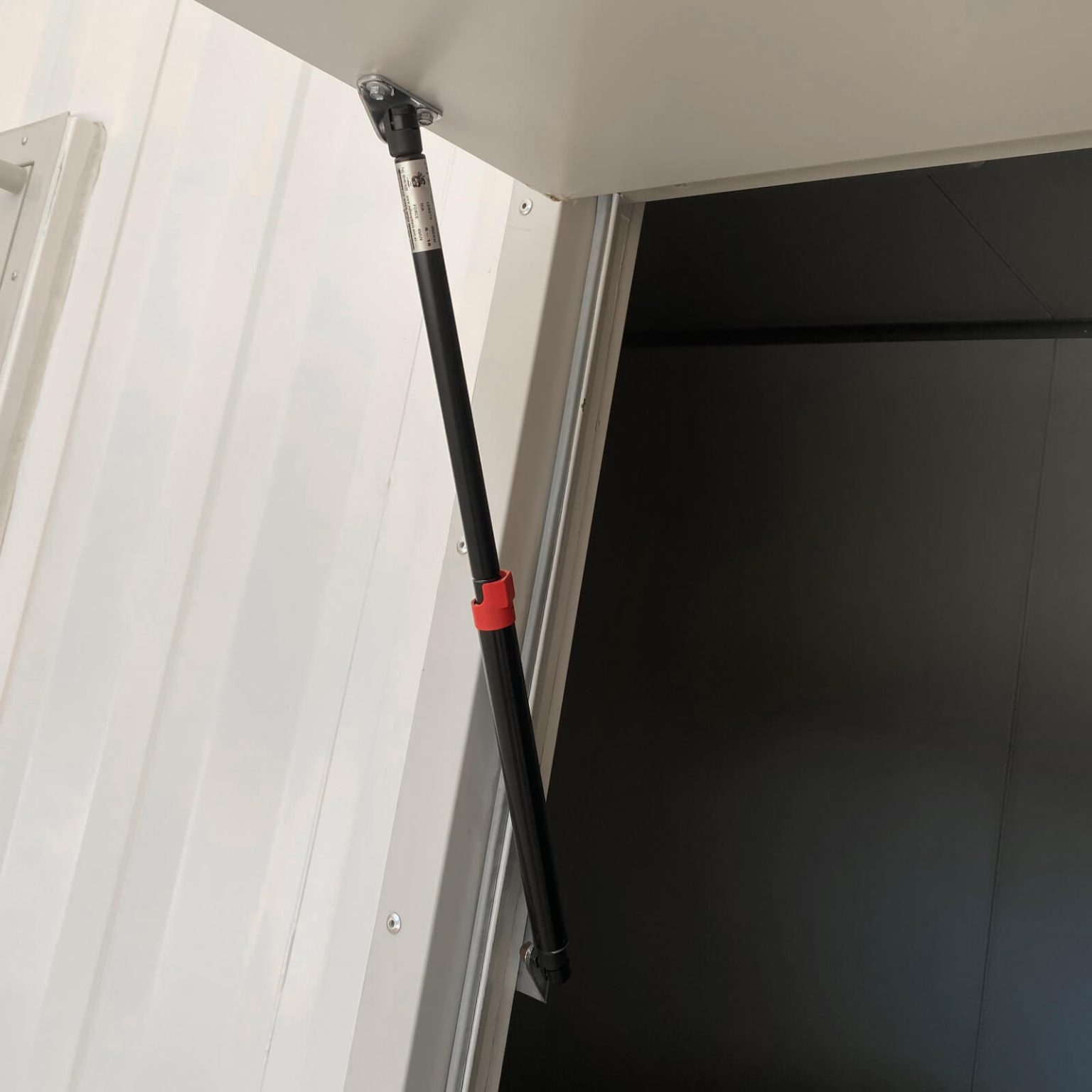 Container Serving Hatch - Container Awning | Latham's Doors