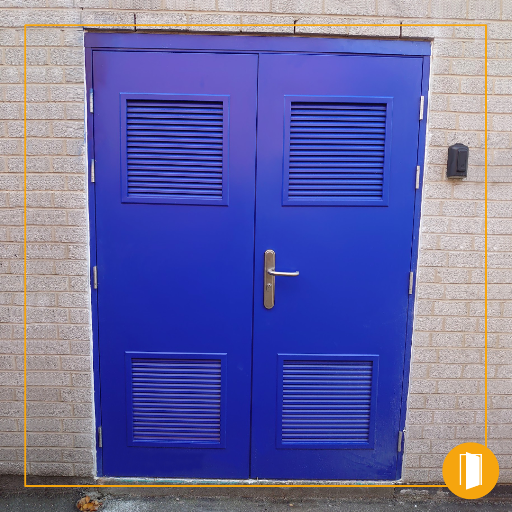 Double Door with Air Relief Grilles - Air Vents | Latham's