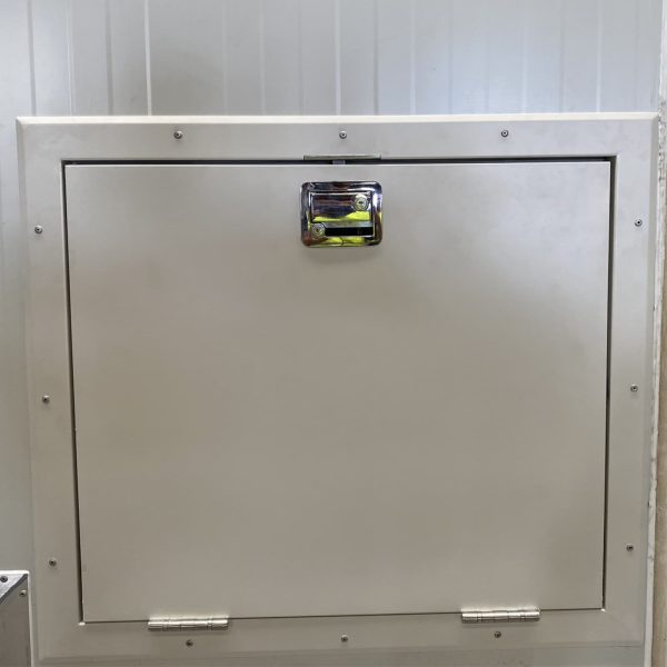 Shipping Container Access Hatch - Latham's Doors