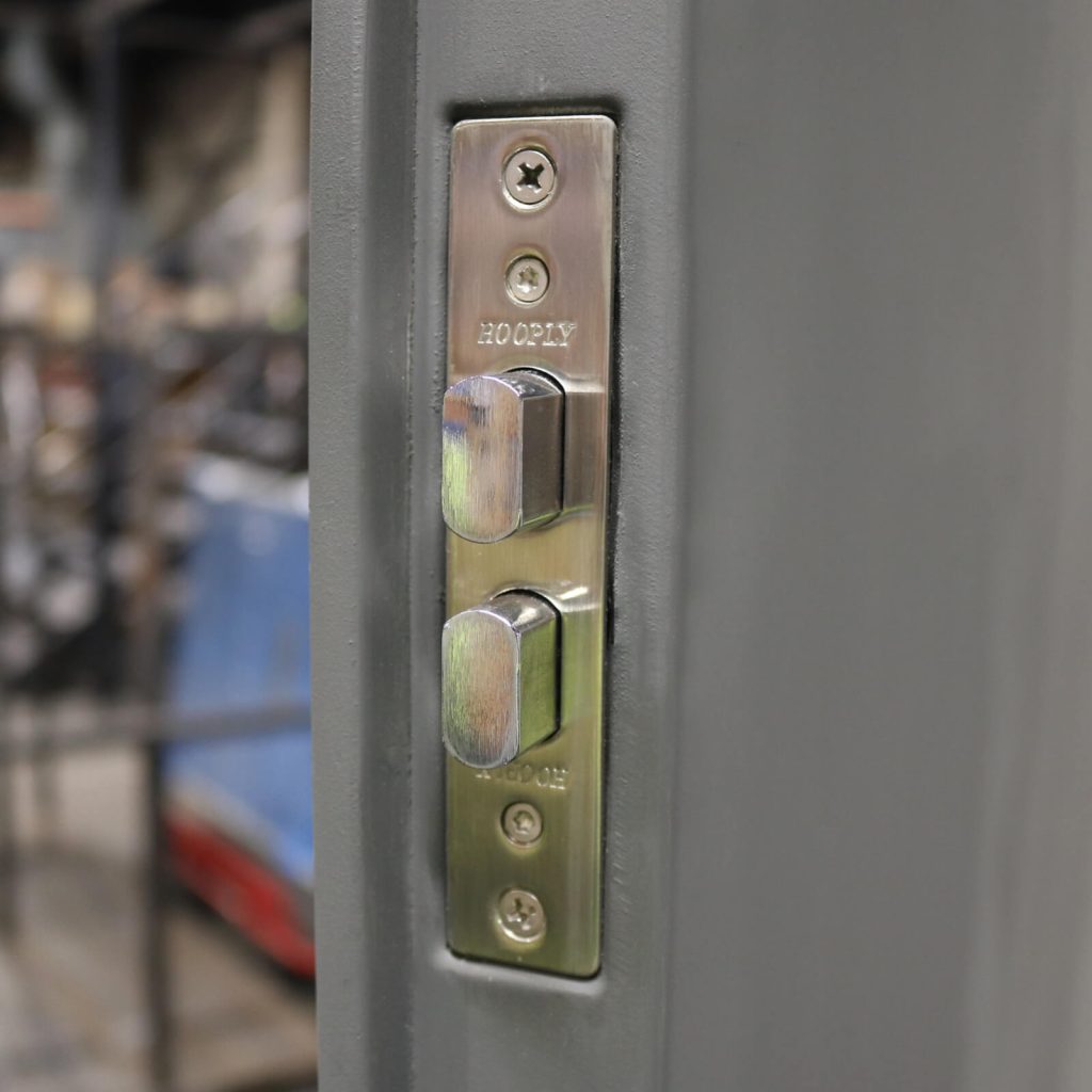 Ablution Unit Toilet Door - Latham's Security Doorsets (Australia) PTY Ltd