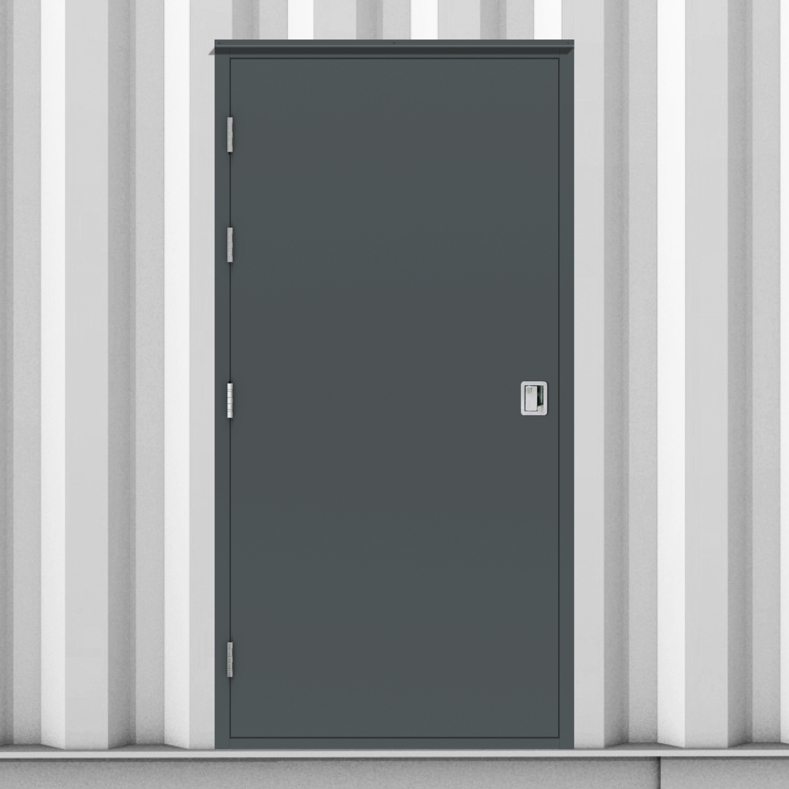 Box Frame Container Door - Weld Straight In | Latham's Doors