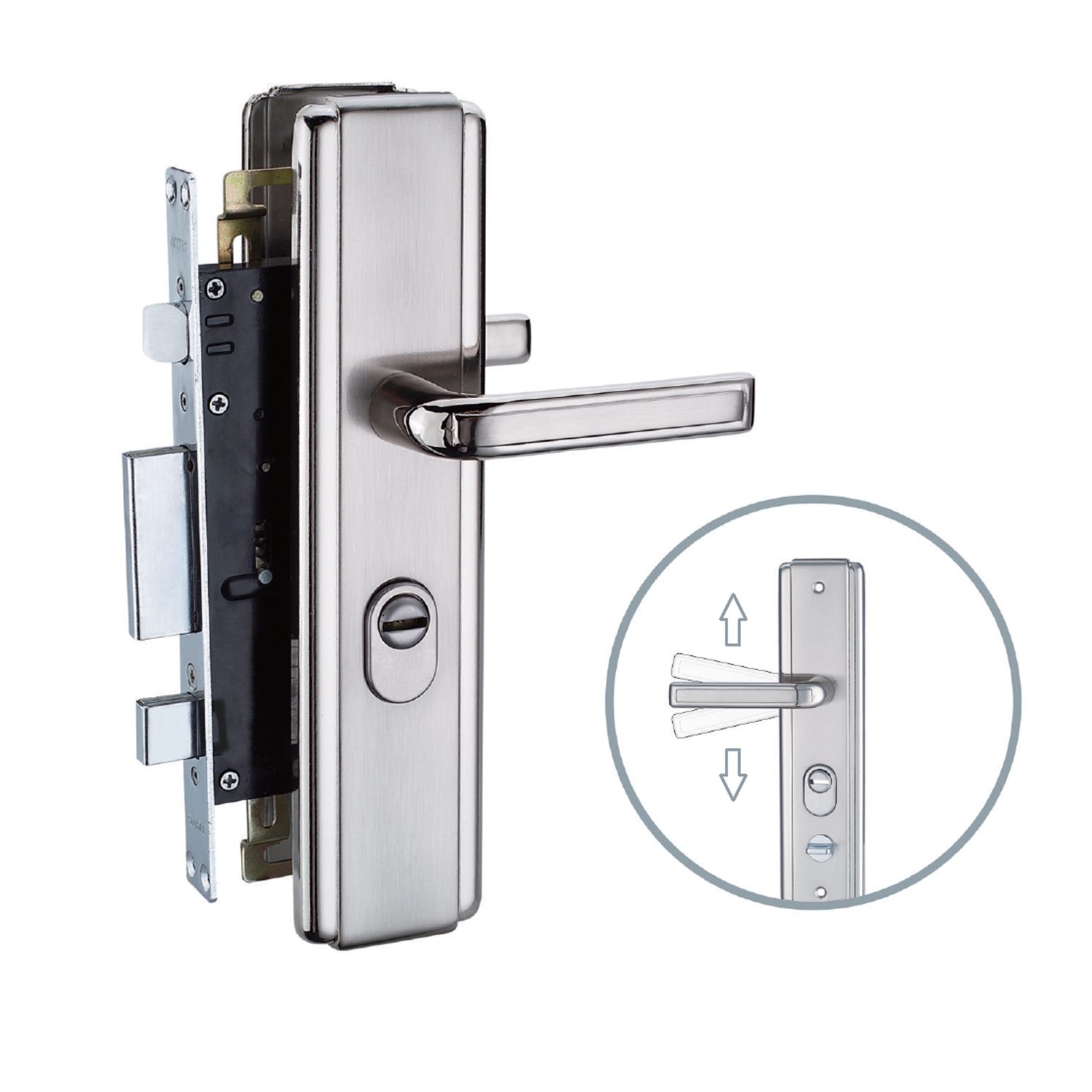 One Motion Escape Handle + Lock - Latham's Security Doorsets (Australia ...