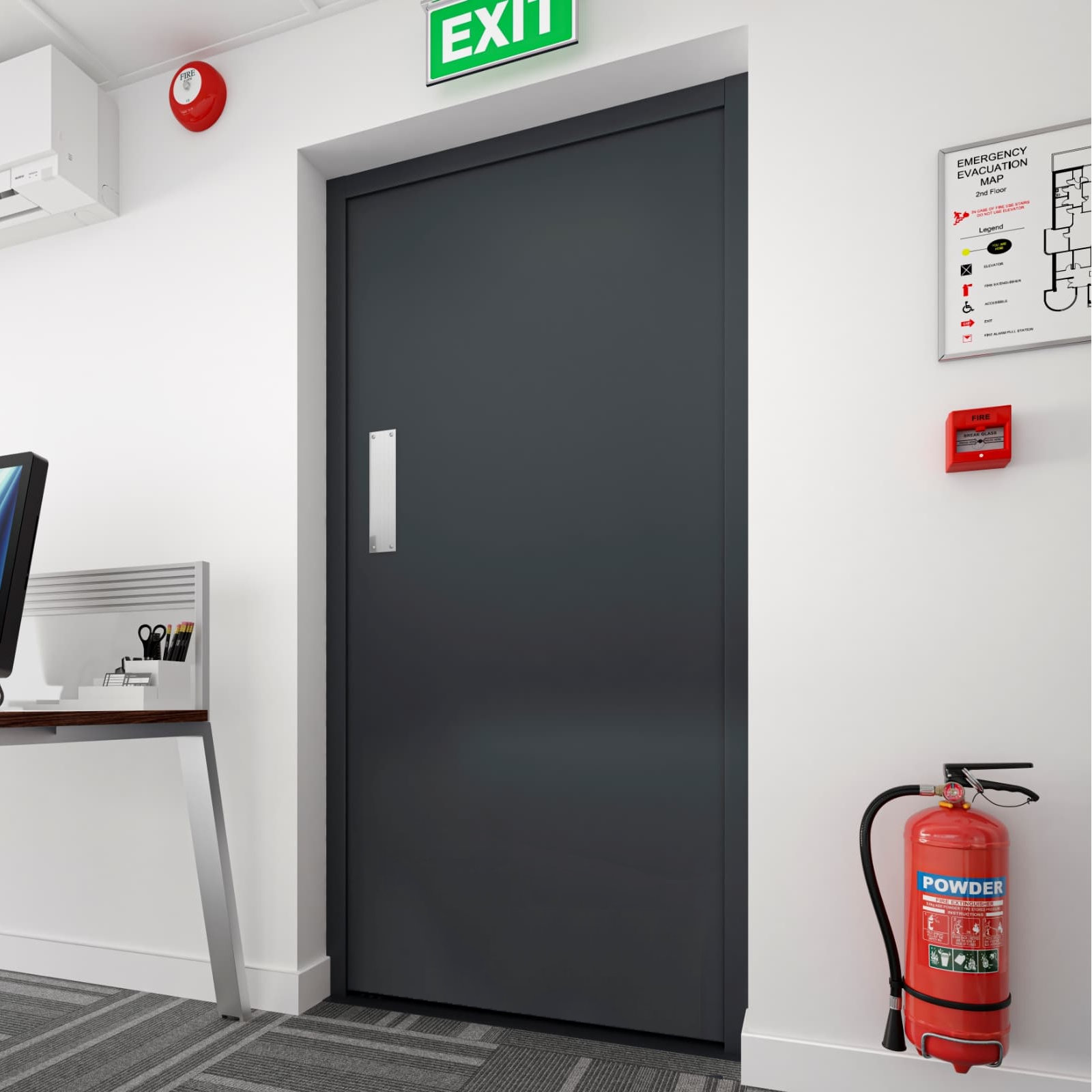 Push Plates - Latham's Security Doorsets (Australia) PTY Ltd